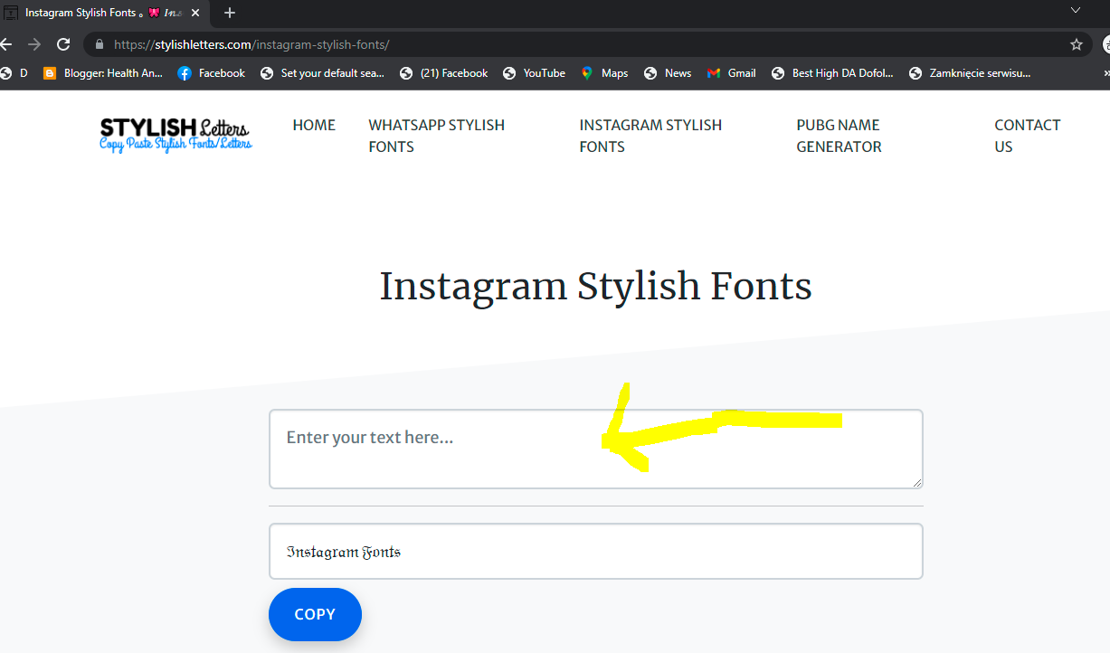 Instagram Stylish Fonts ｡ 🎀 𝐼𝓃𝓈𝓉𝒶𝑔𝓇𝒶𝓂 🎀 ｡ - Stylish Letters
